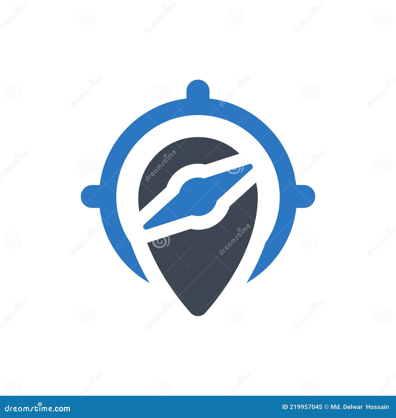 Cartography icon stock vector. Illustration of design - 219957045