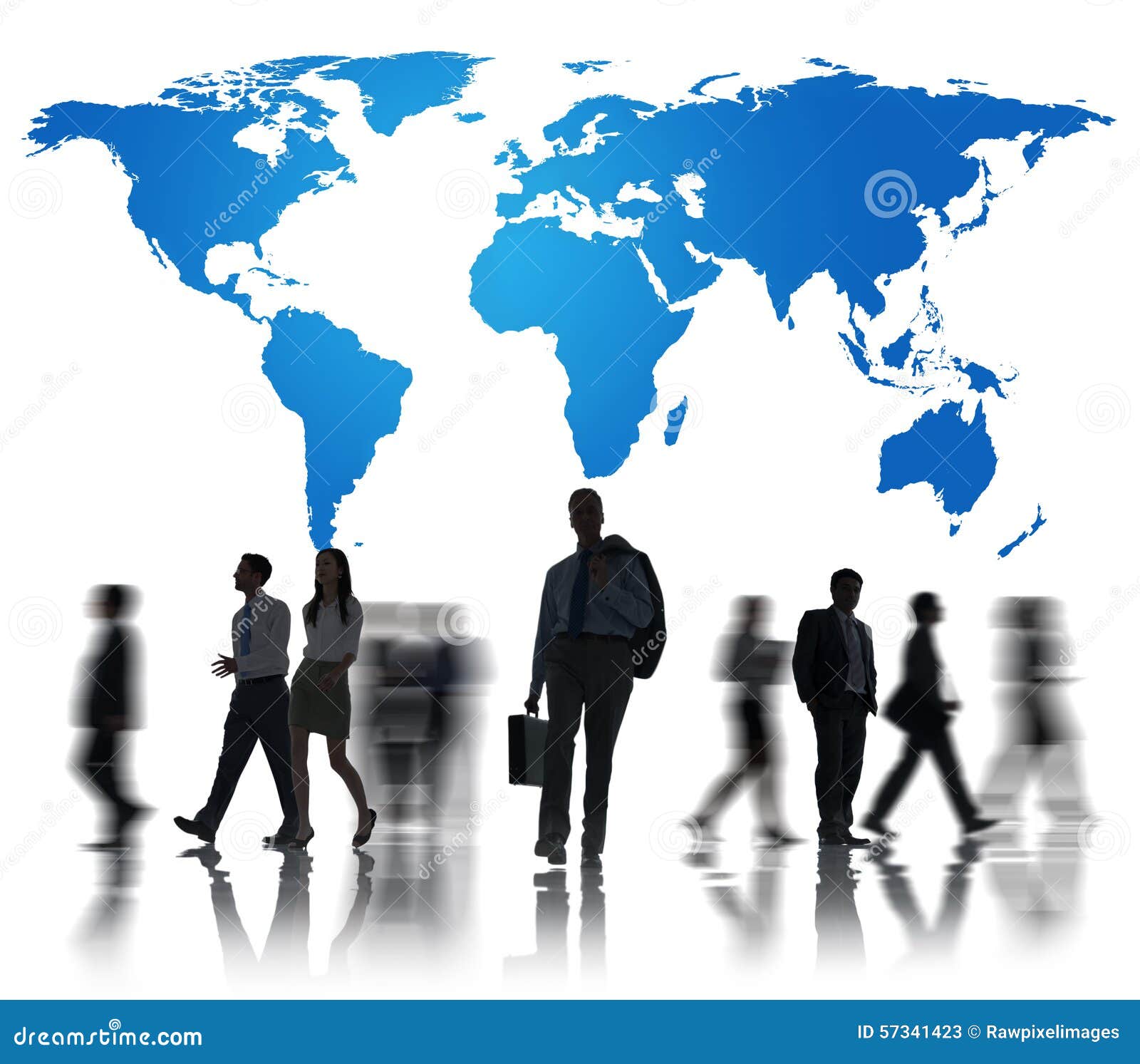 Cartography World Map Connection Globalisation Concept Stock ...