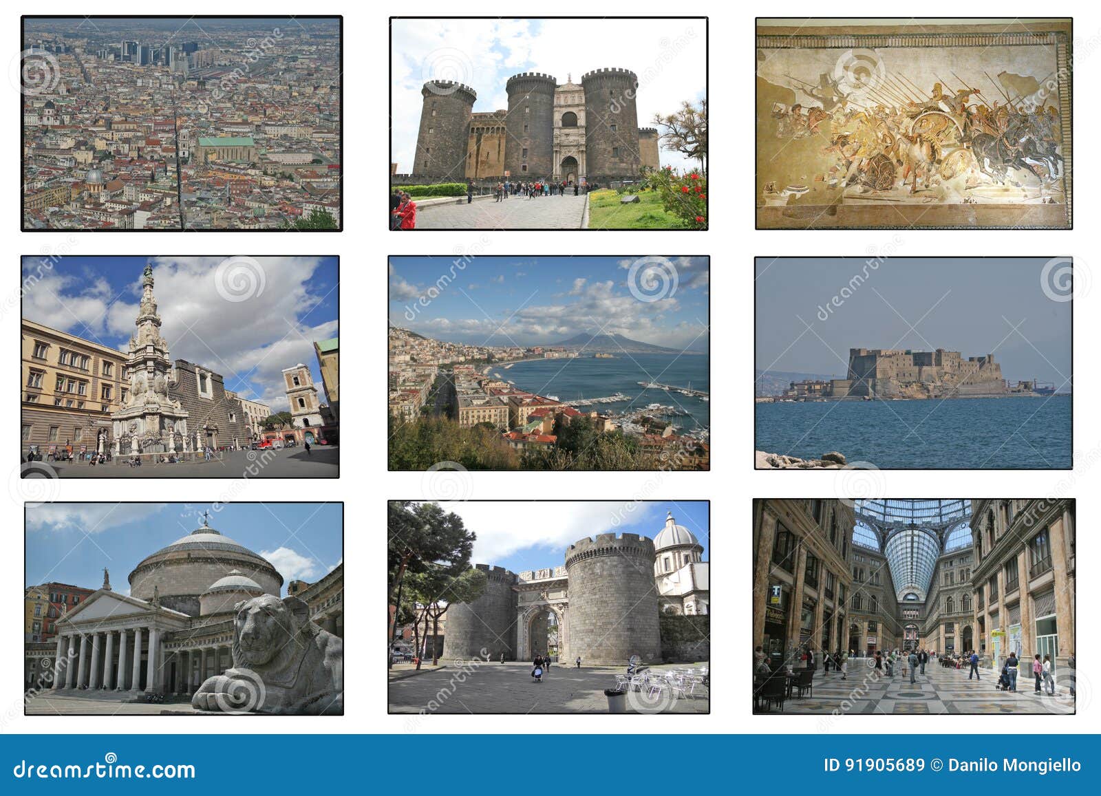 Cartolina di Napoli immagine stock editoriale. Immagine di vecchio ...