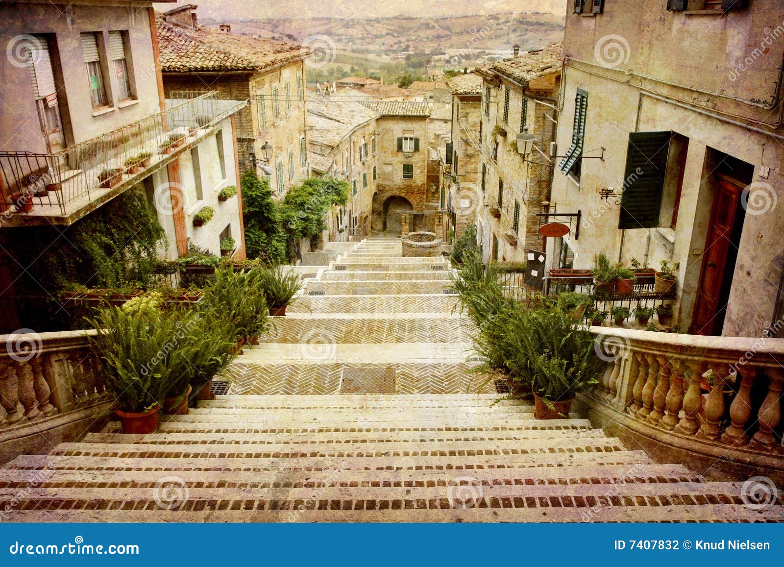 Cartoline Dall'Italia (serie) Fotografia Stock - Immagine di artistico ...