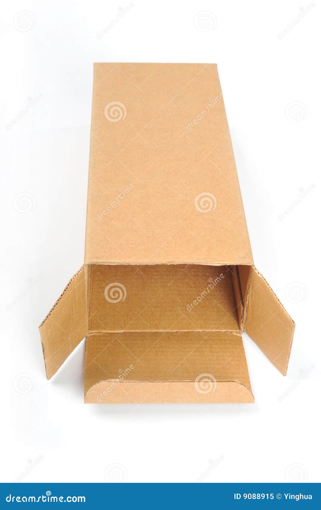 Carton box stock image. Image of clipping, cardboard, isolated - 9088915