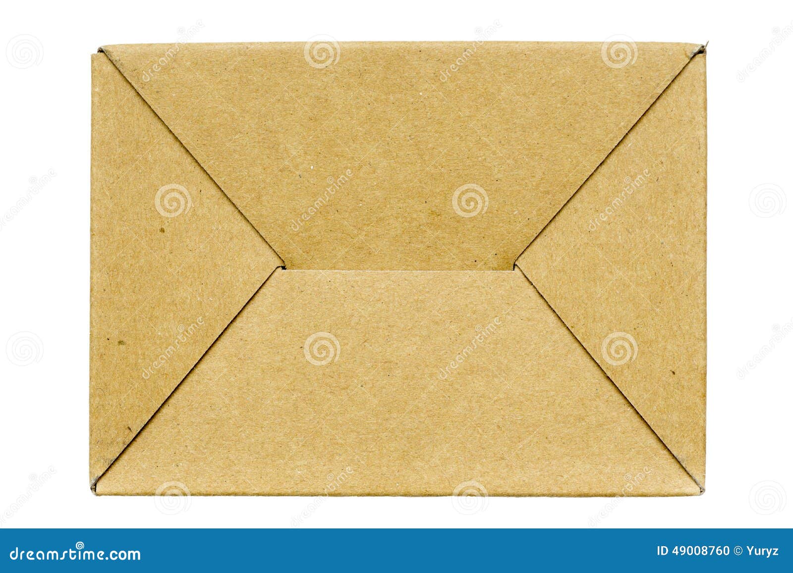 Carton box bottom stock photo. Image of isolated, yellow - 49008760