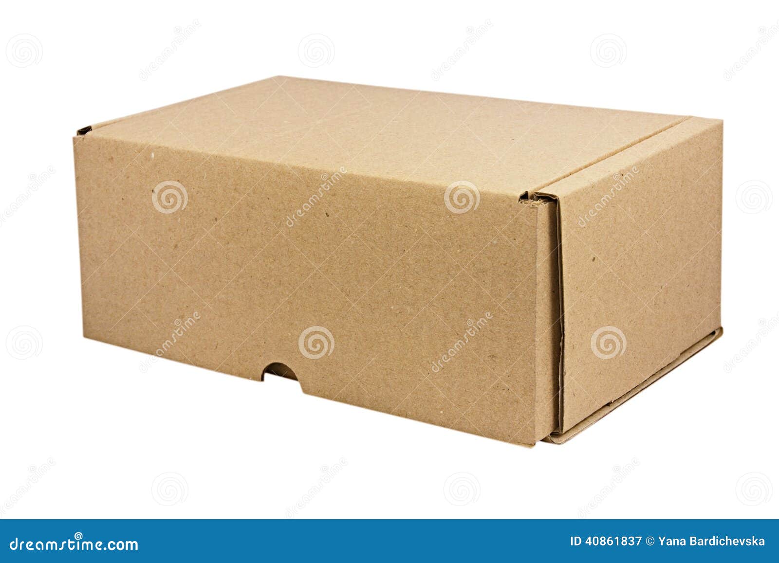Carton box isolated. stock image. Image of paper, office - 40861837