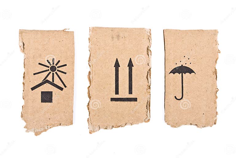 Carton box markings stock image. Image of cardboard, label - 13081257