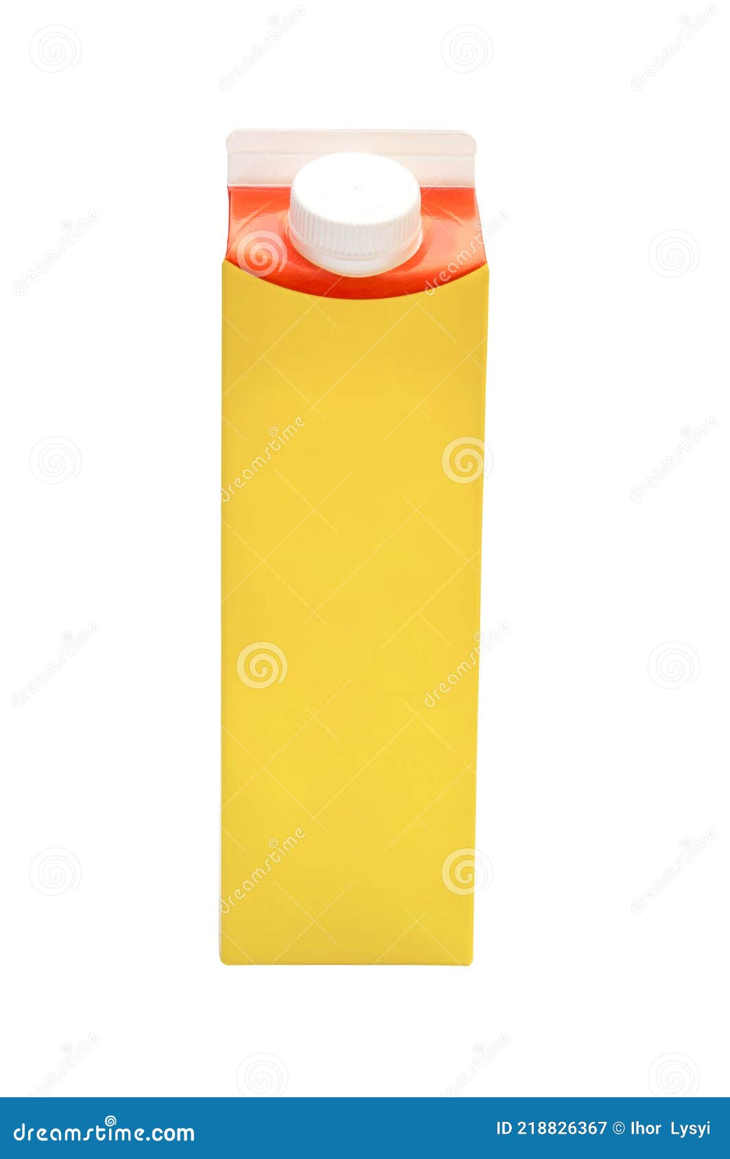 Carton Box of Milk Isolated on White Stock Image - Image of isolated ...