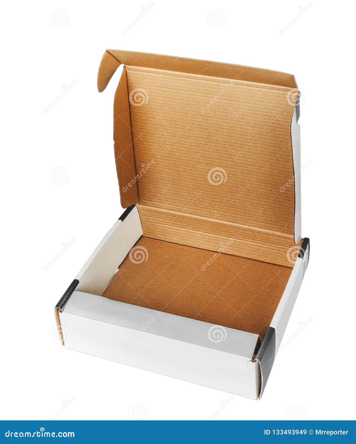 Carton box stock image. Image of hollow, empty, receptacle - 133493949