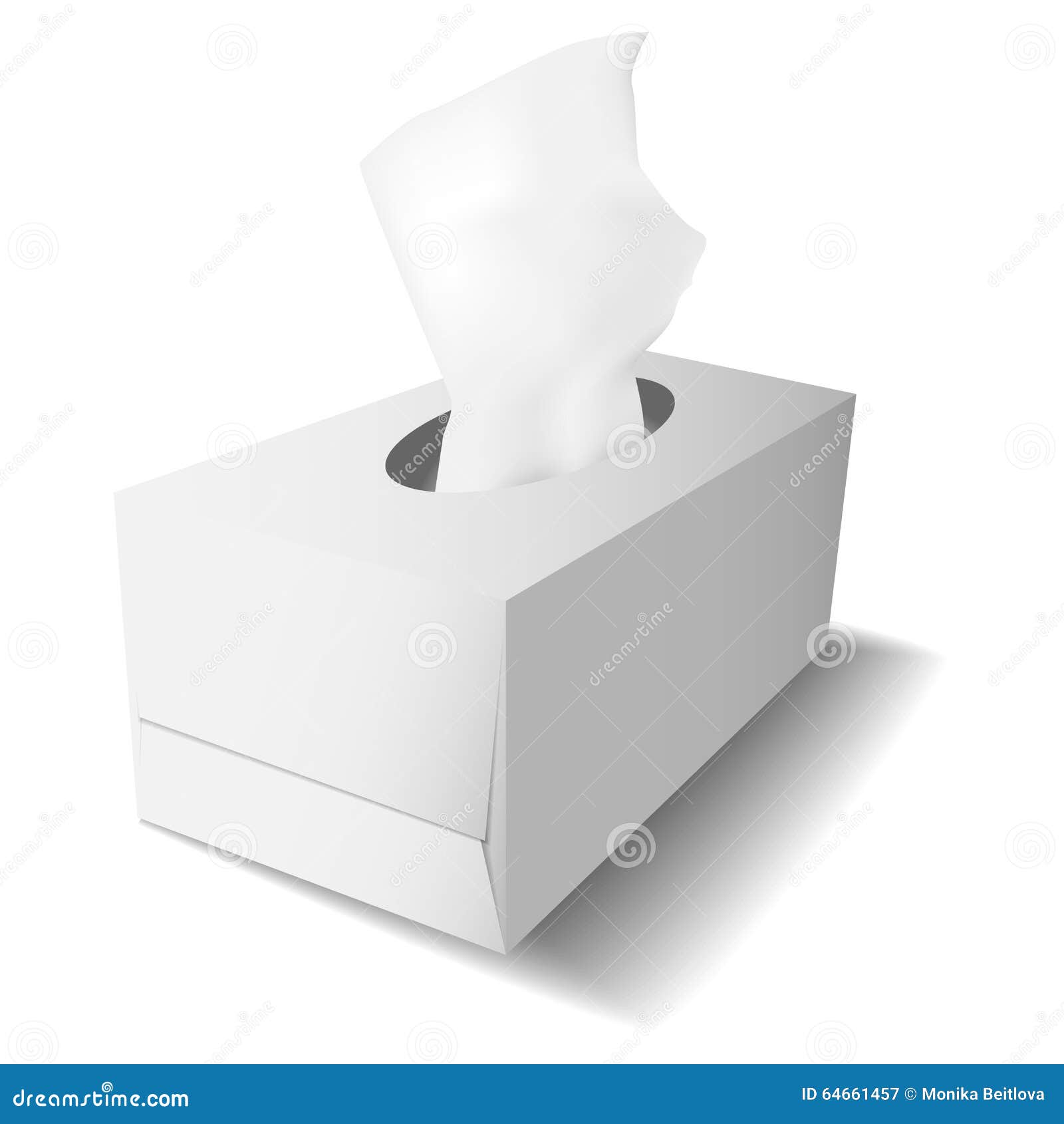 Carton Box for Tissues Template Stock Vector - Illustration of varied ...