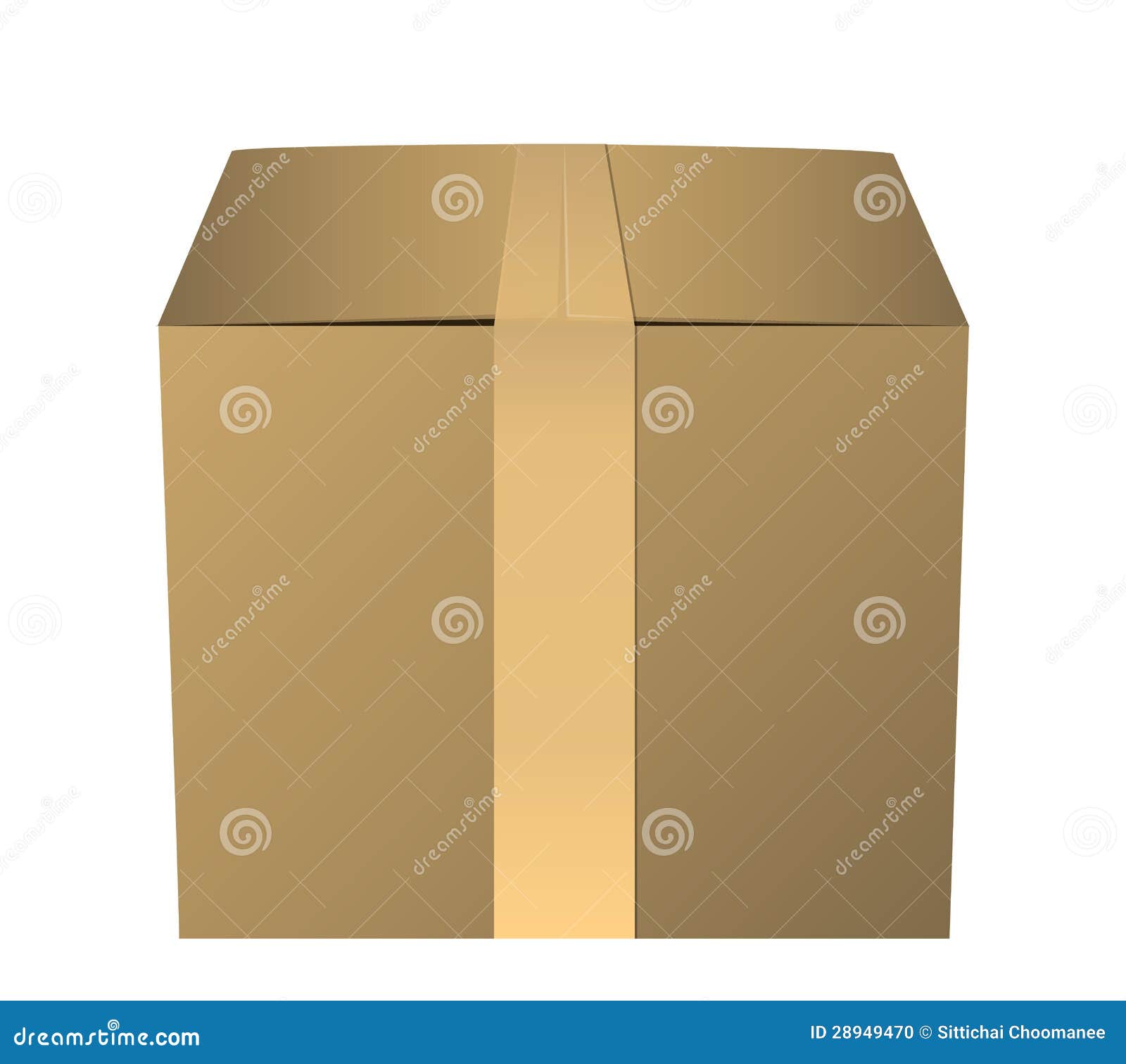 Carton box Vector stock vector. Illustration of corrugated - 28949470