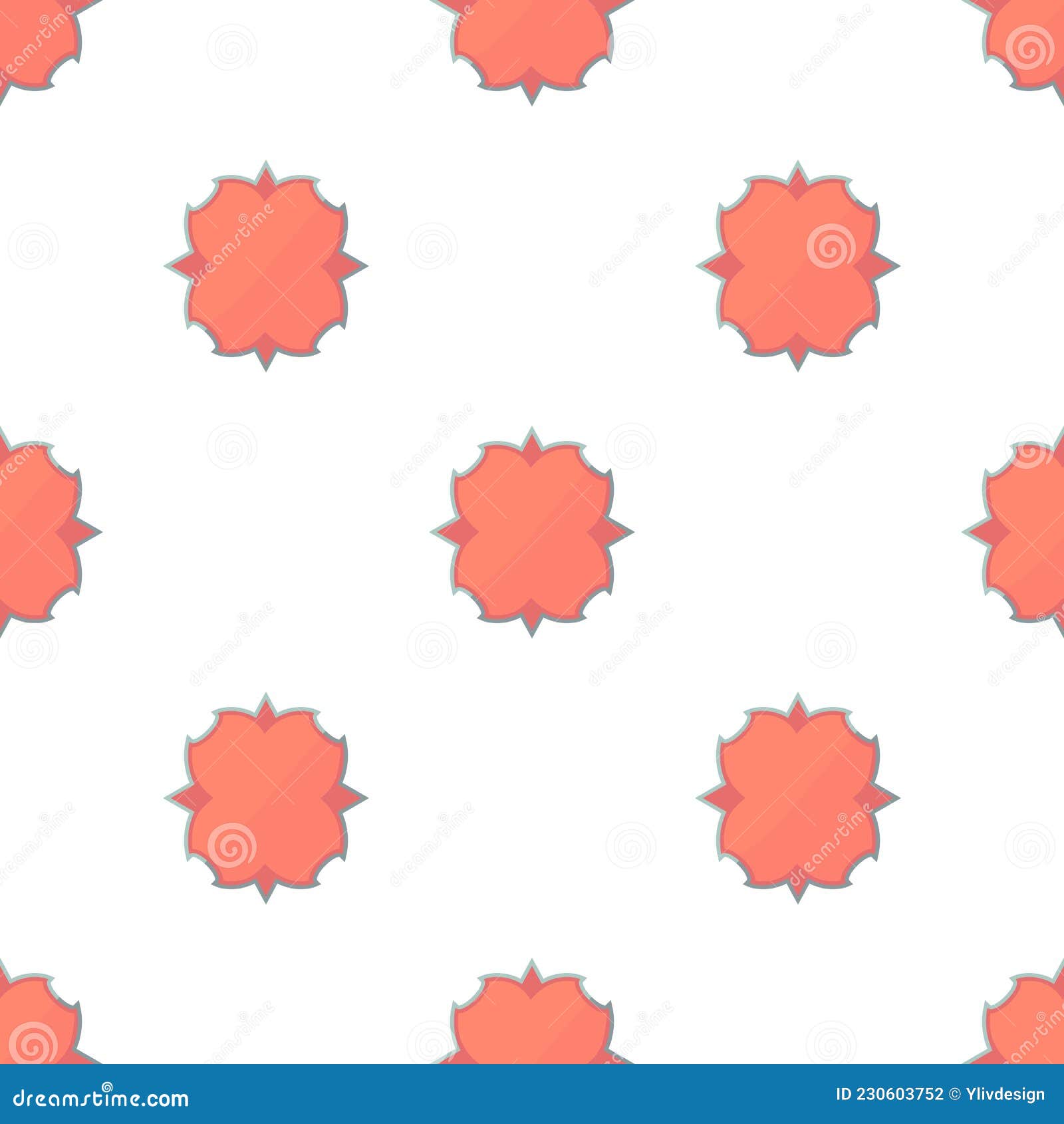 Carton Emblem Pattern Seamless Vector Stock Vector - Illustration of ...