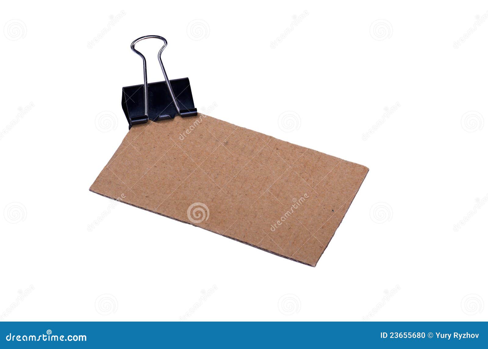 Carton Label with Clip stock photo. Image of paper, sign - 23655680