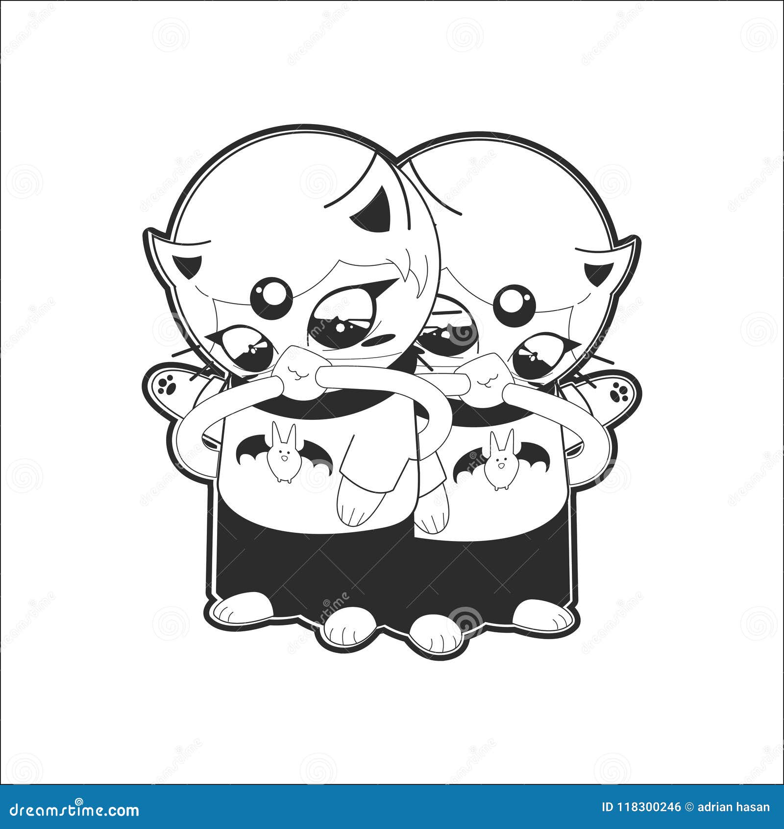 Carton Line Art Vector | CartoonDealer.com #118300078