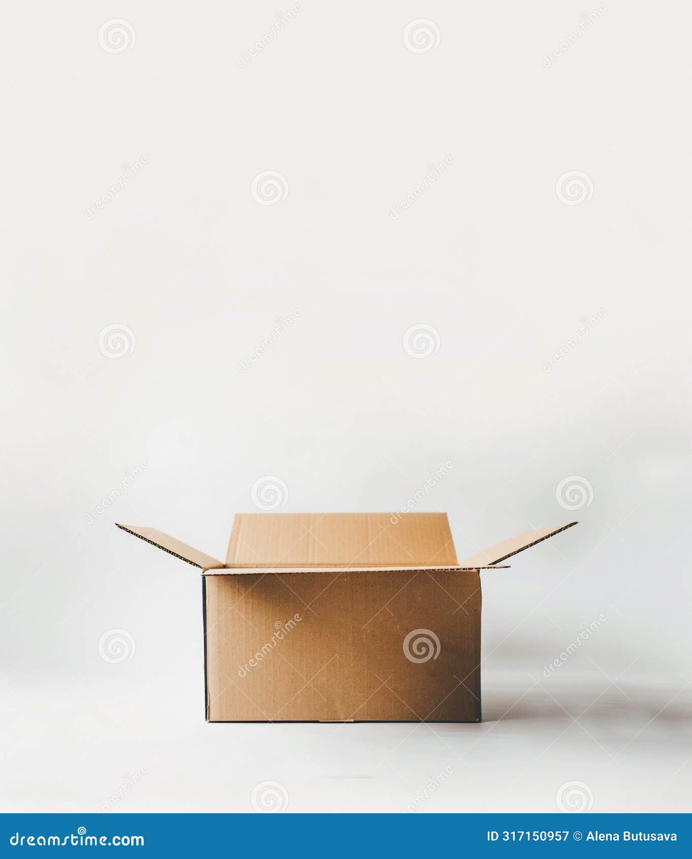 Carton Open And Closed Recycling Boxes Set. Cartoon Style Illustration ...