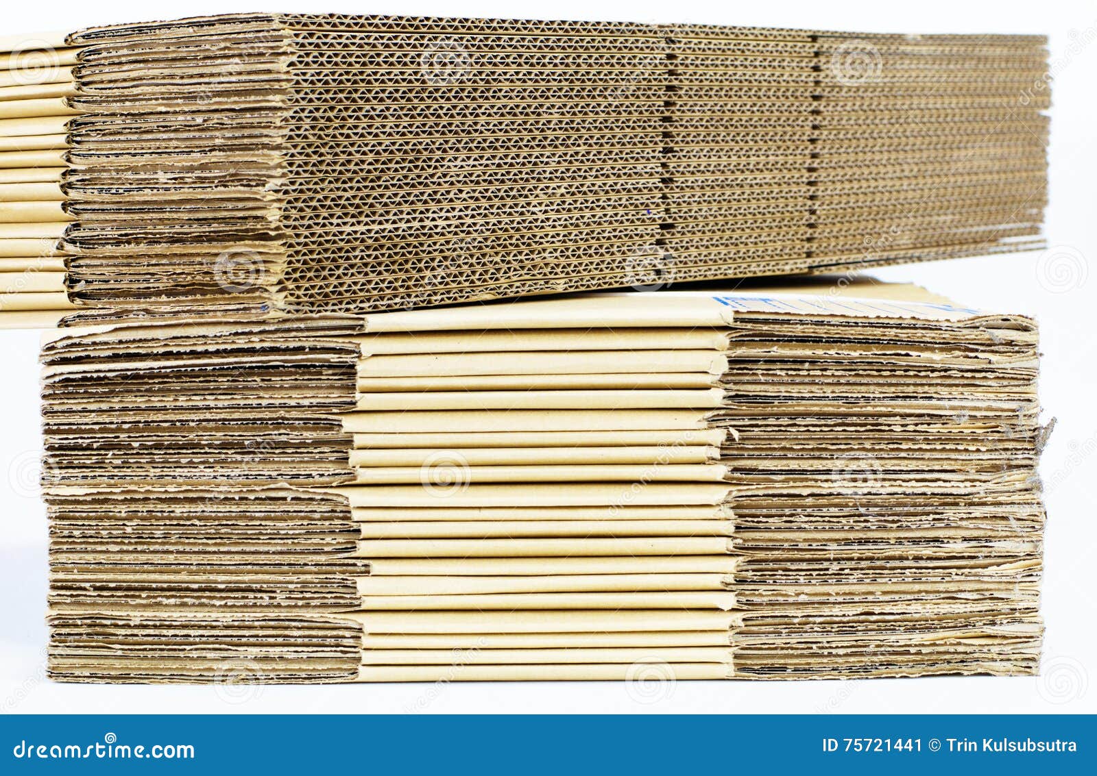 Carton. stock image. Image of corrugated, cardboard, packaging - 75721441