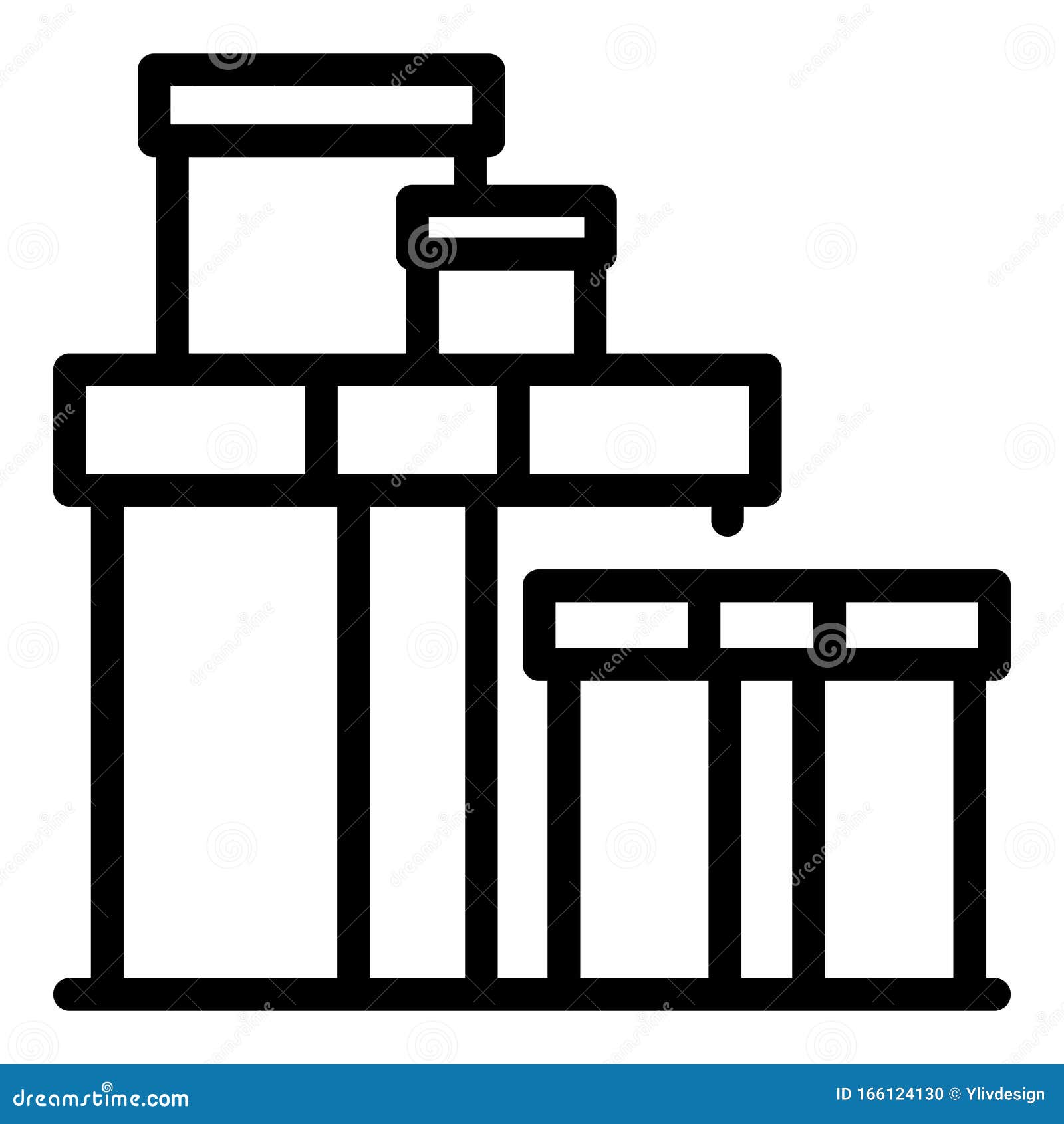 Carton Relocation Box Icon, Outline Style Stock Vector - Illustration ...