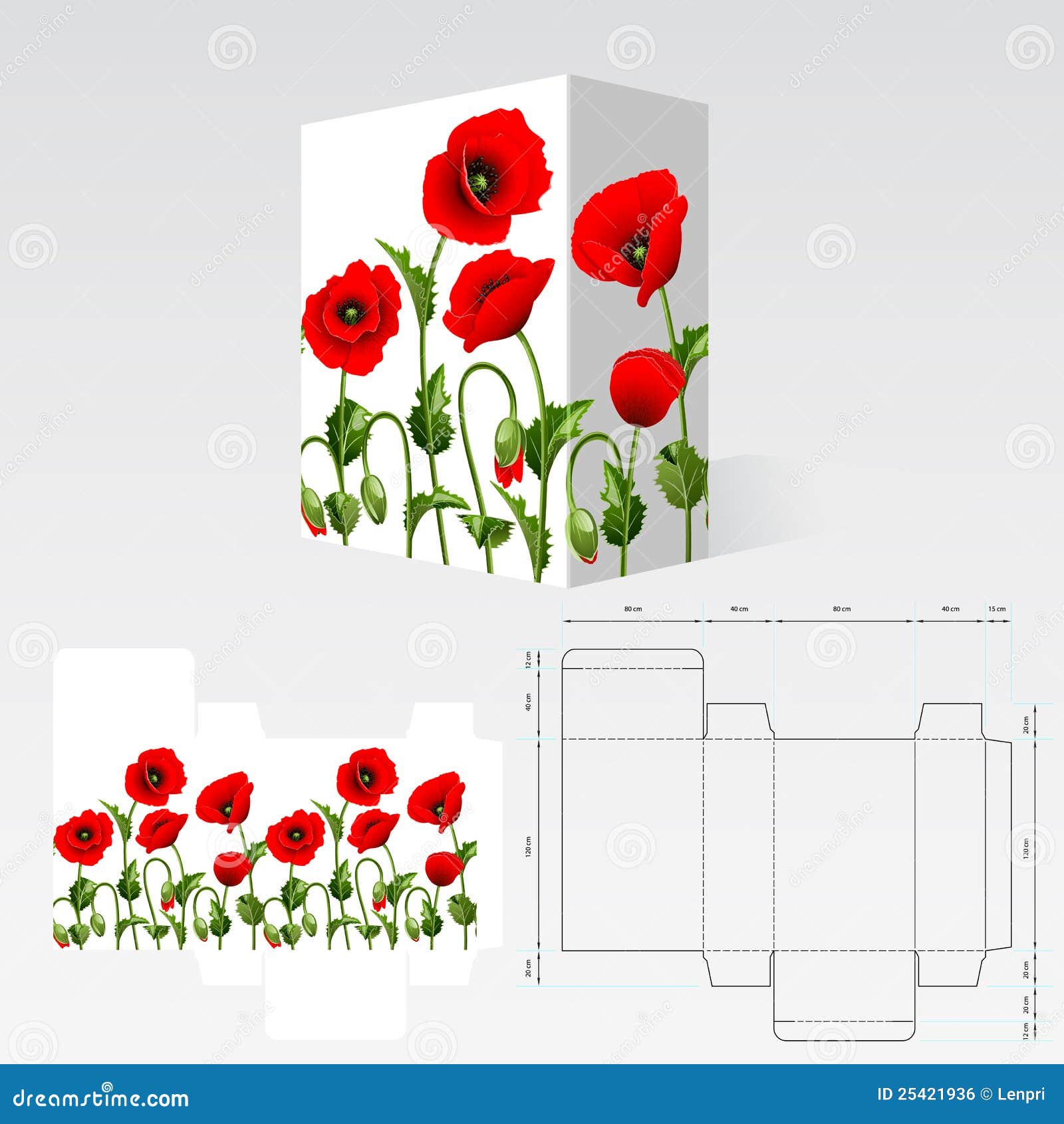 Carton template stock vector. Illustration of cardboard - 25421936
