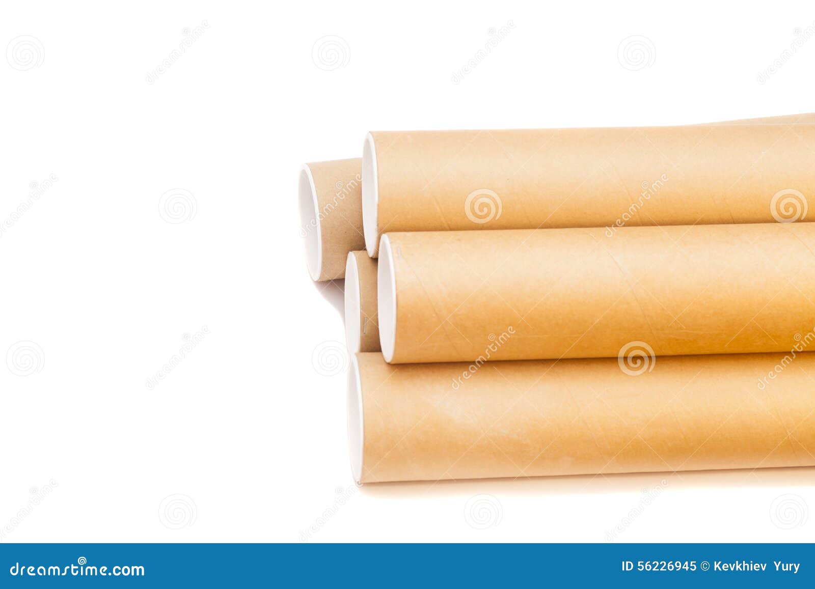 Carton tubes stock image. Image of container, tubes, paper - 56226945