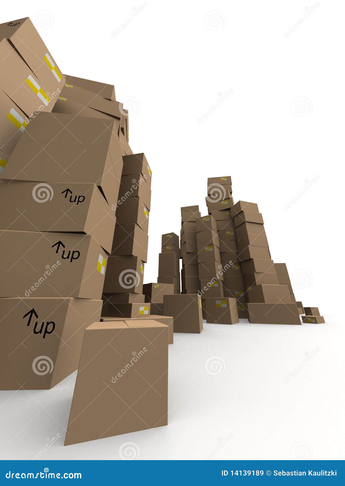 Cartons stock illustration. Illustration of package, cardboard - 14139189