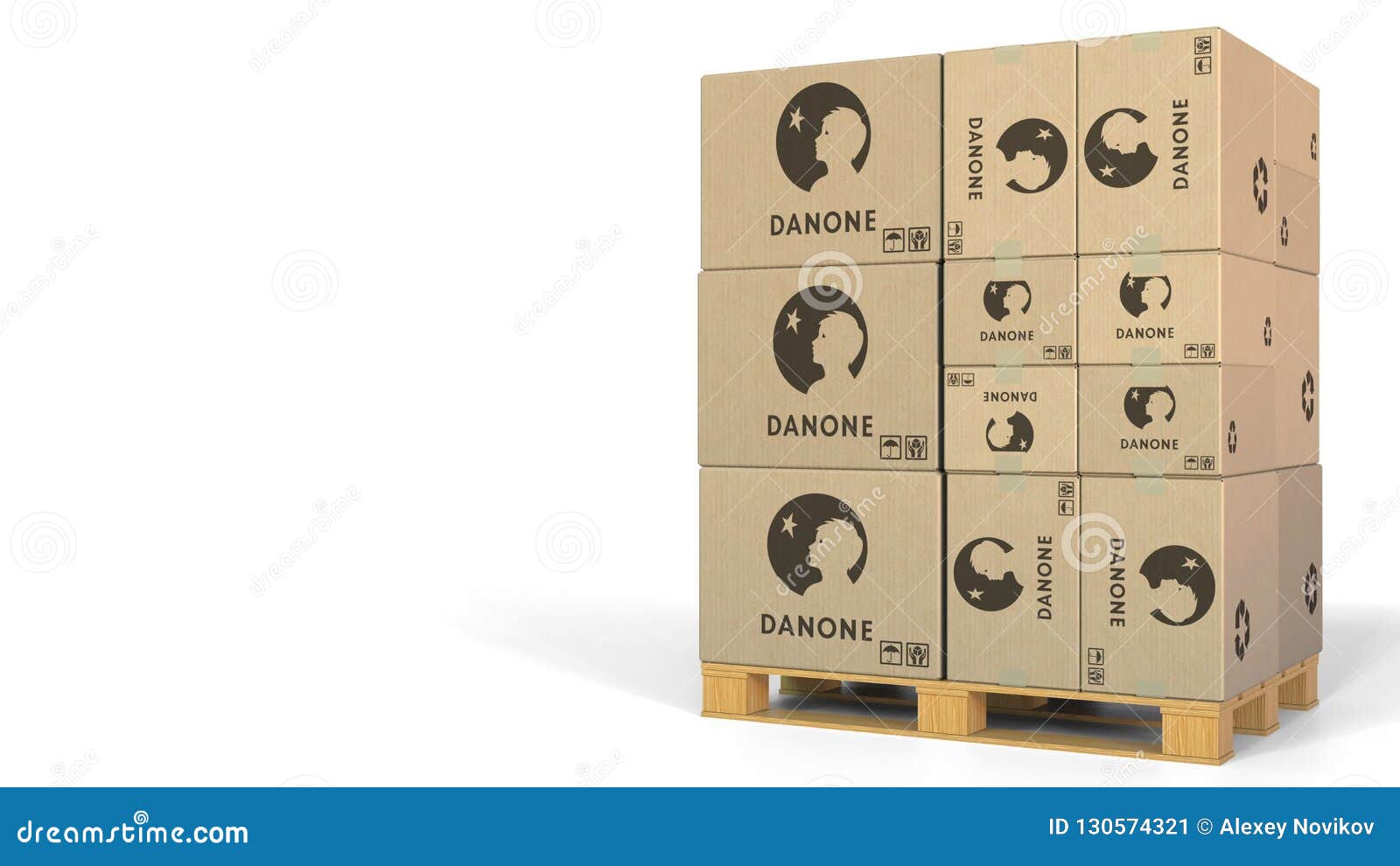 DANONE Logo Editorial Illustrative On White Background | CartoonDealer ...