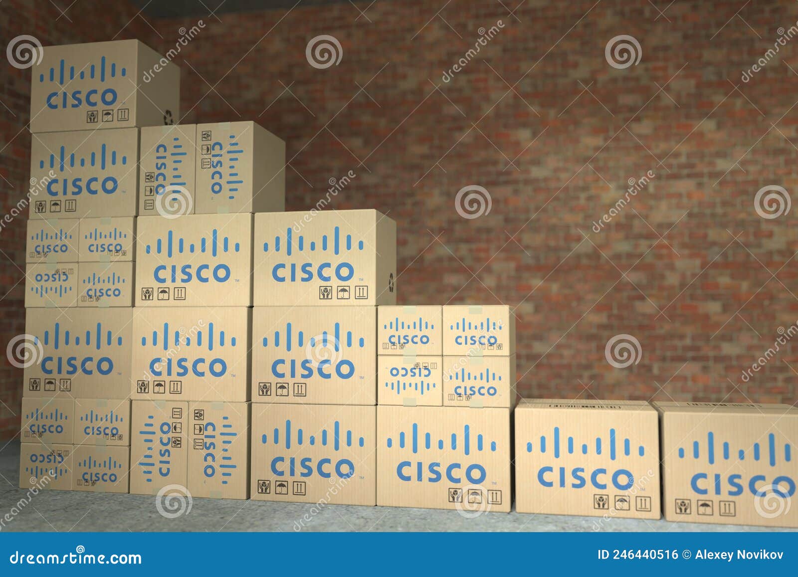 Cisco Logo Editorial Illustrative On White Background | CartoonDealer ...