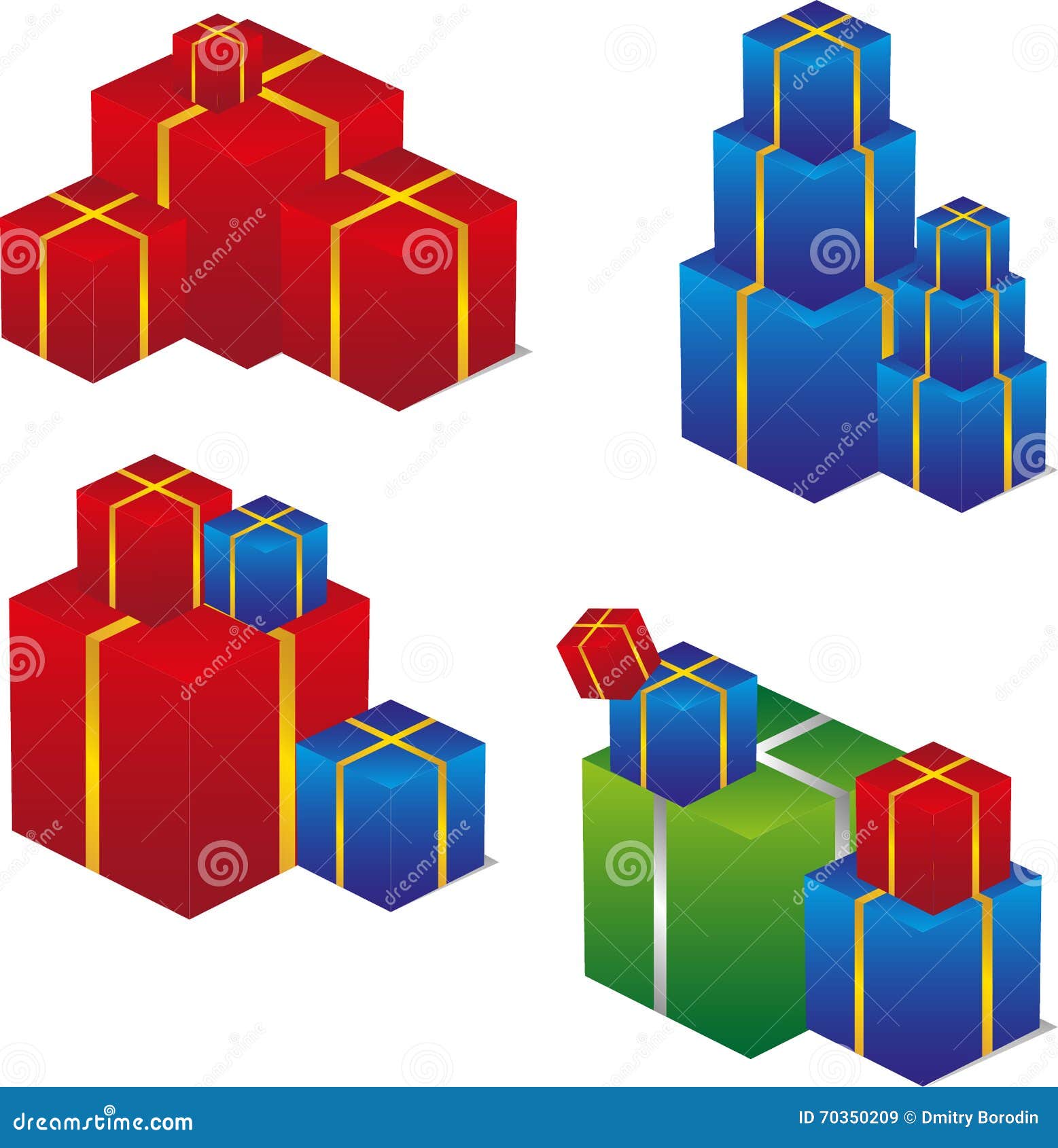Cartons stock vector. Illustration of colors, cartons - 70350209