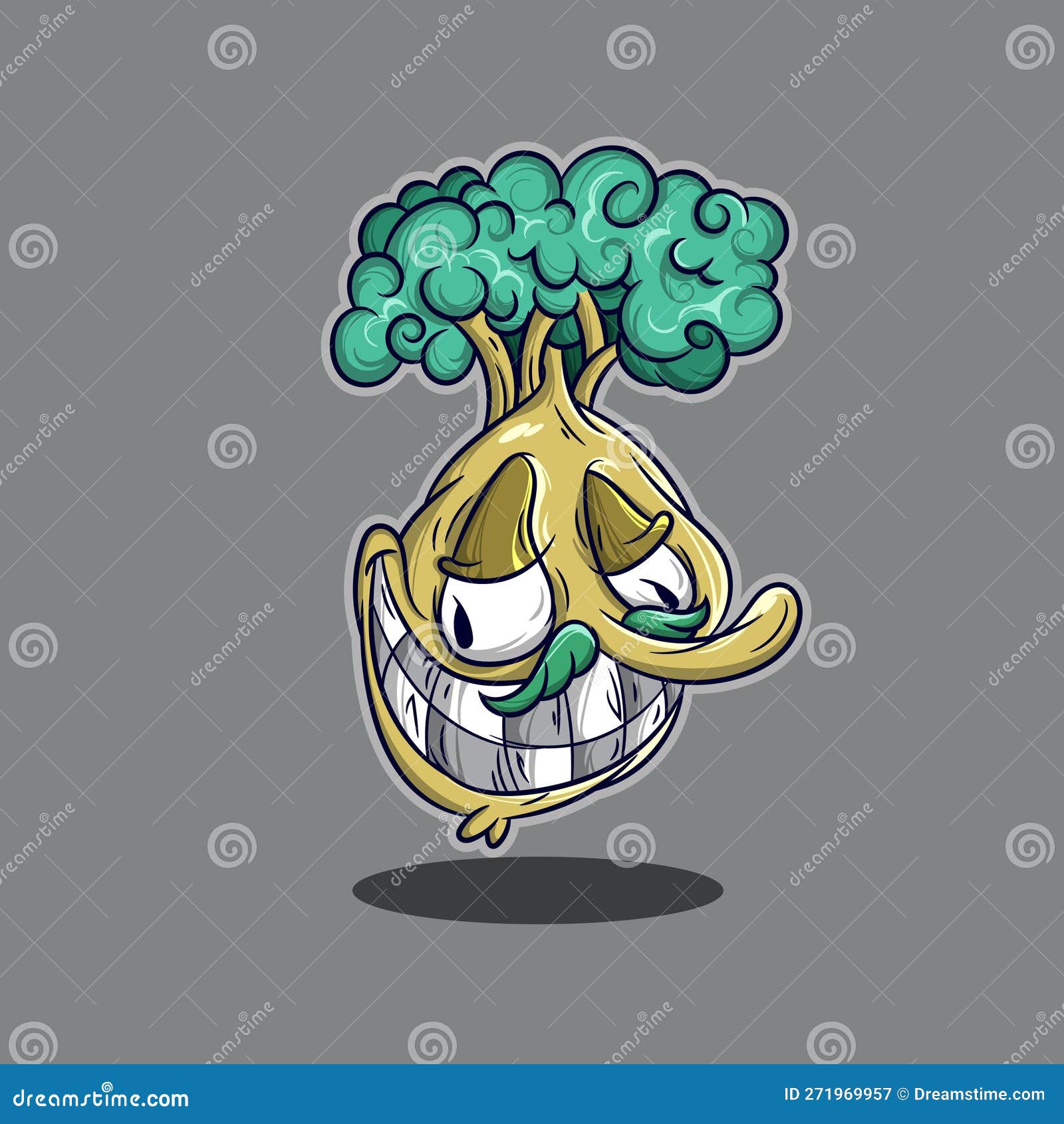 Tree Monster Cartoon stock vector. Illustration of artwork - 271969957