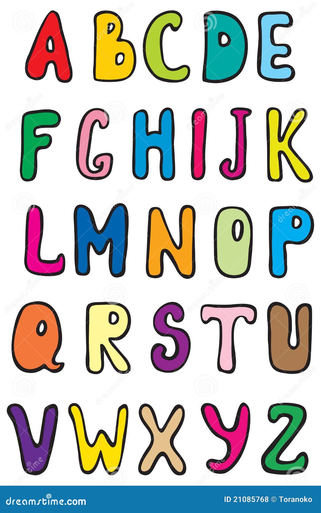 Cartoon ABC stock vector. Illustration of education, school - 21085768