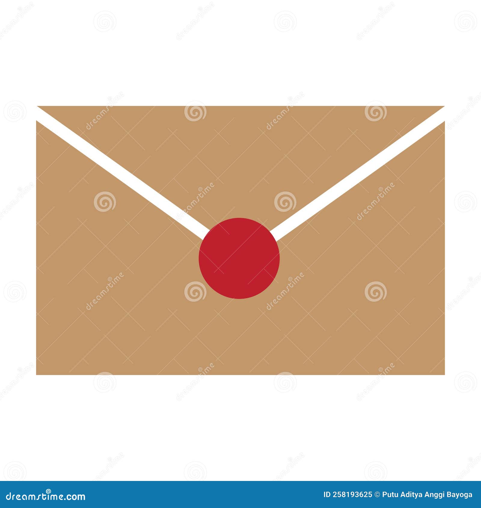 Cartoon envelope stock vector. Illustration of design - 258193625