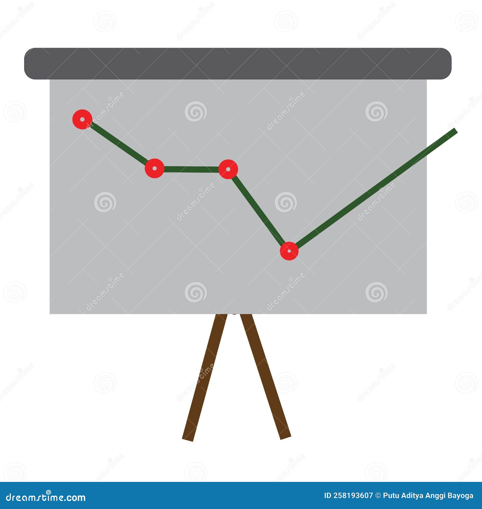 Cartoon graphic chart stock vector. Illustration of design - 258193607