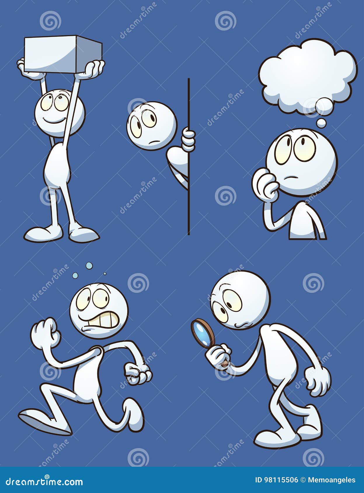 Cartoon Actions Vector Illustration | CartoonDealer.com #98115506