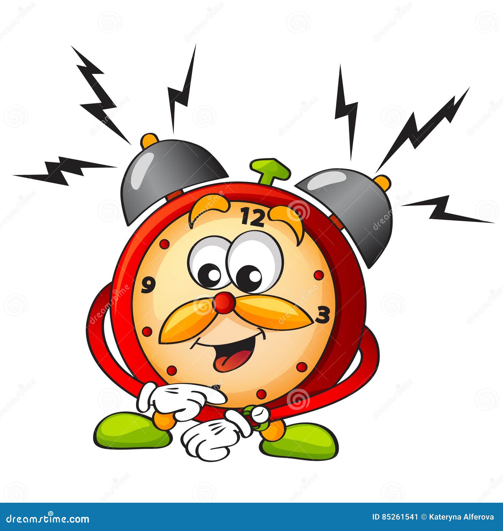 Cartoon alarm clock stock vector. Illustration of chime - 85261541 Cartoon alarm clock stock vector. Illustration of chime - 85261541
