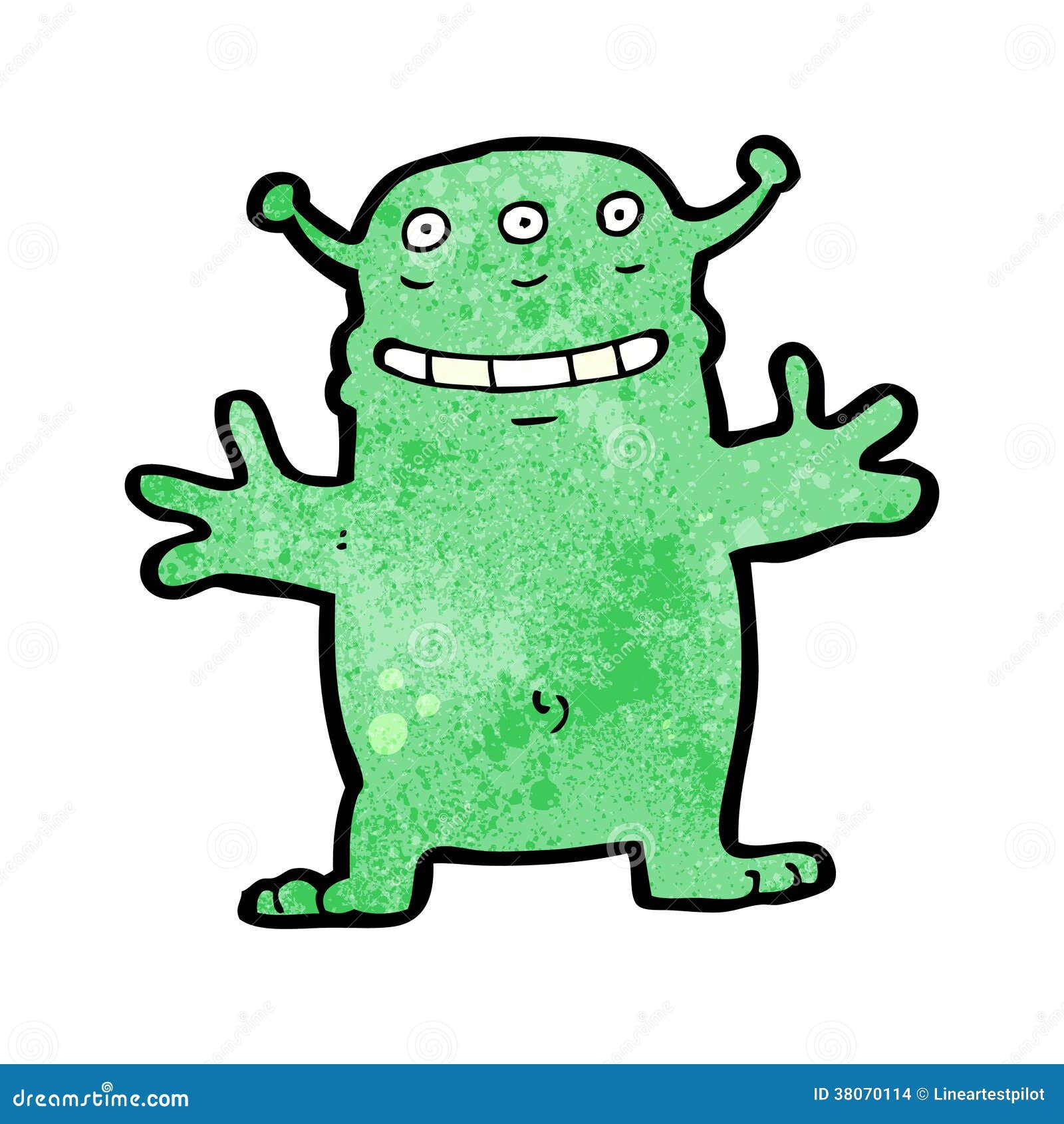 Cartoon alien stock vector. Illustration of spaceman - 38070114
