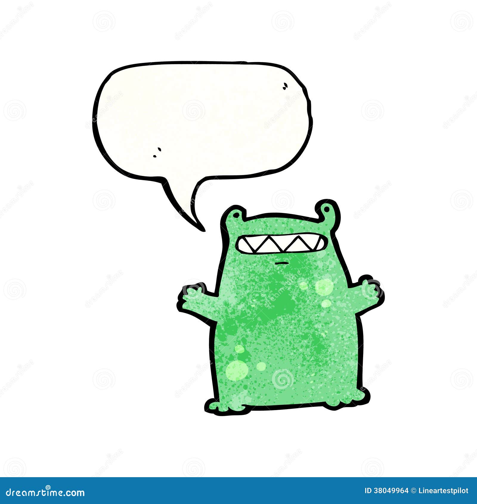 Cartoon alien slug monster stock vector. Illustration of texture - 38049964