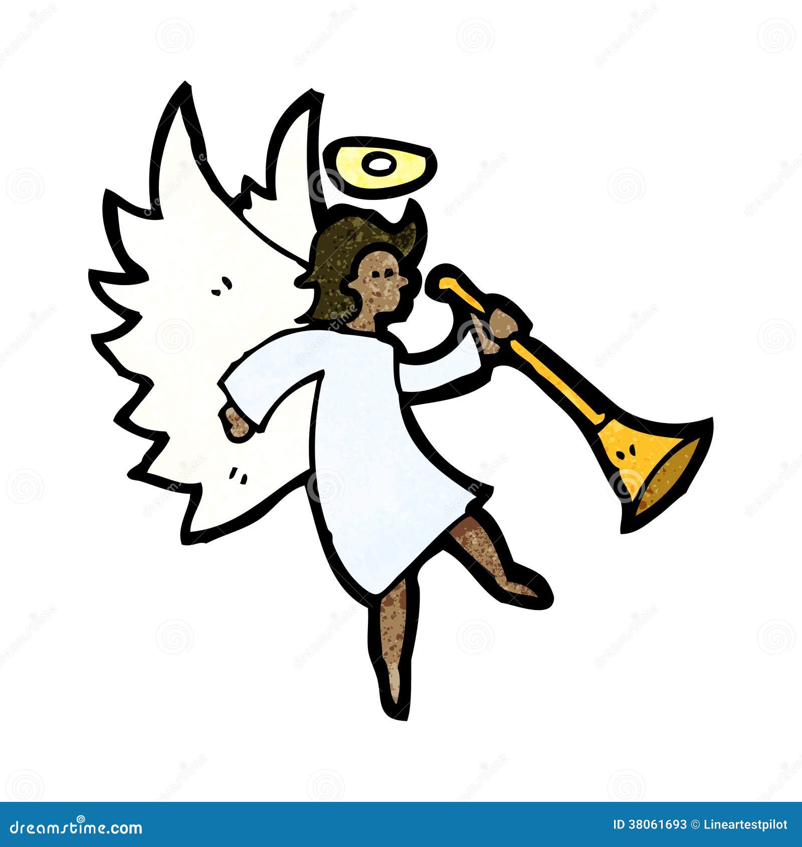Cartoon angel stock vector. Illustration of artwork, drawn - 38061693
