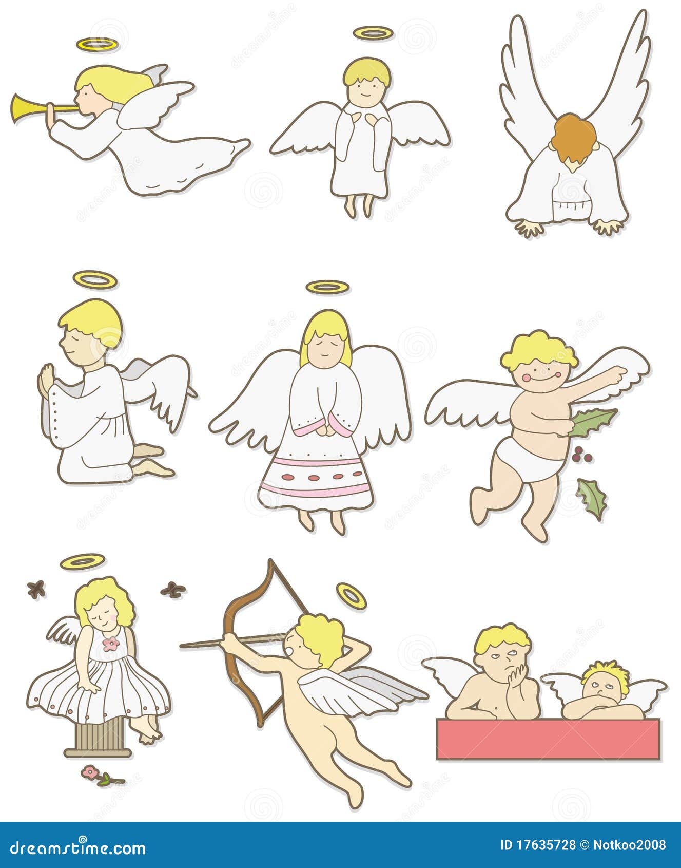 Angel Icon Vector From Classics Collection. Thin Line Angel Outline ...