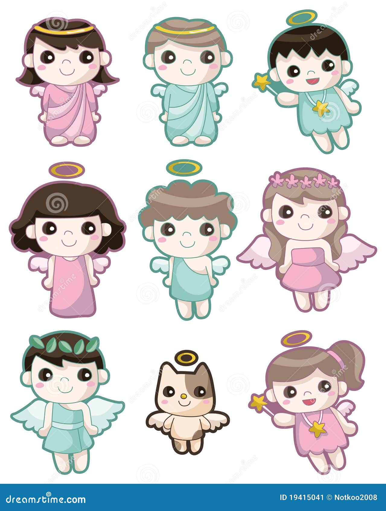 Angel Icon Vector From Classics Collection. Thin Line Angel Outline ...