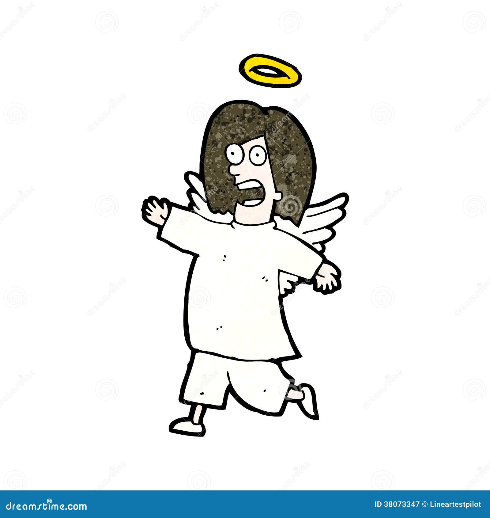 Cartoon angel stock vector. Illustration of character - 38073347