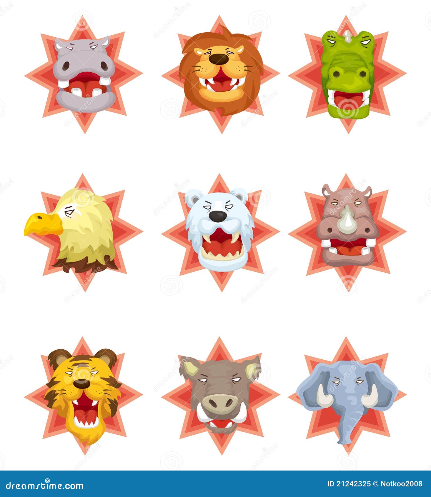 Angry Animal Buldog Minimalist Logo Cartoon Vector | CartoonDealer.com ...