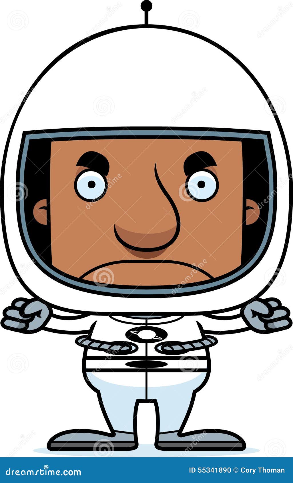 Cartoon Angry Astronaut Man Stock Vector - Illustration of graphic ...