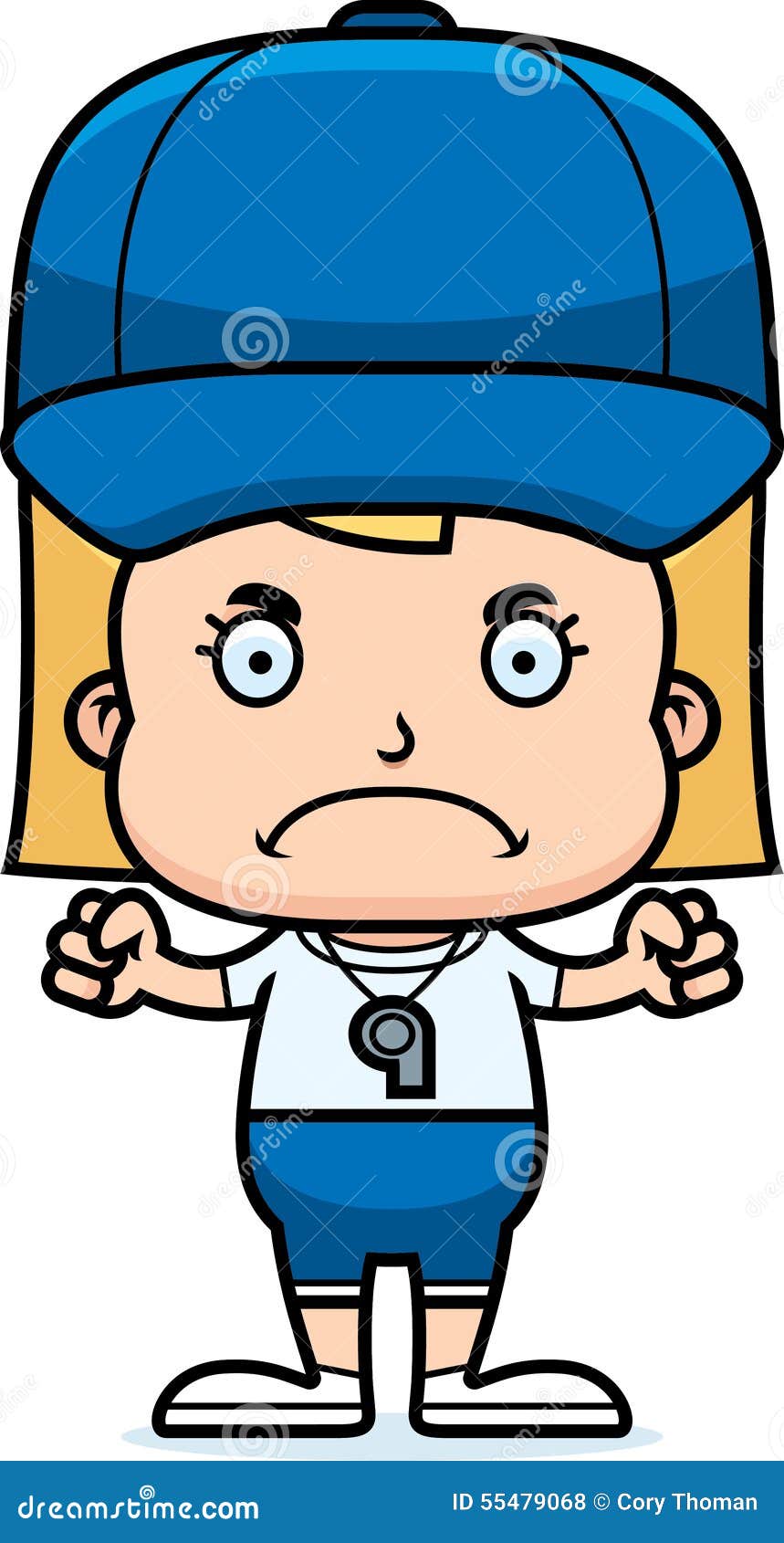 Angry Coach Clipart