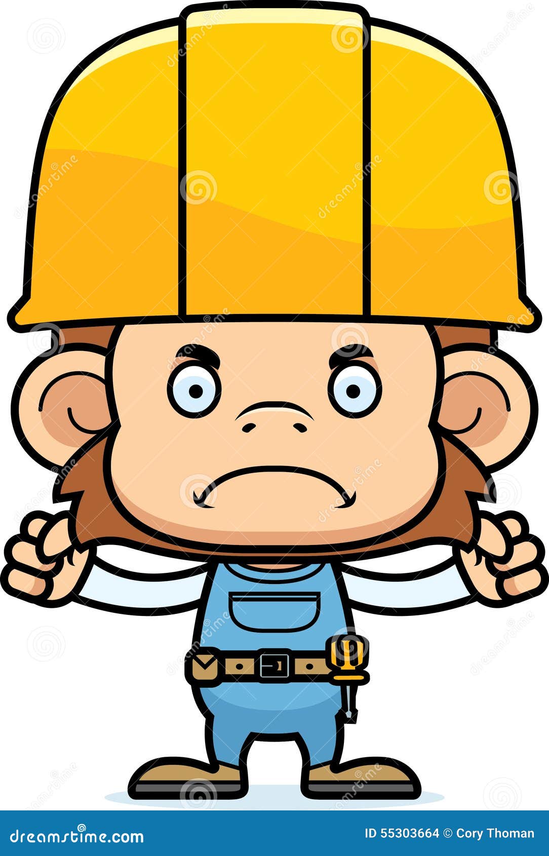 Monkey Doing Construction