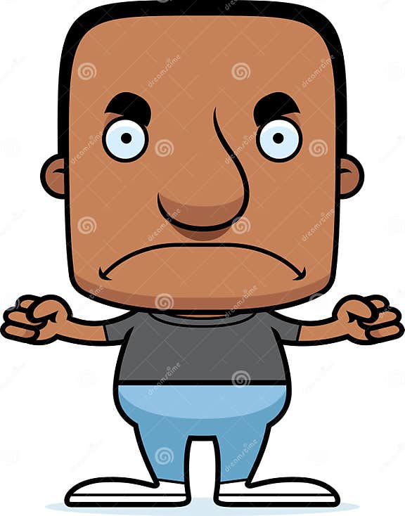 Cartoon Angry Man stock vector. Illustration of angry - 55341911
