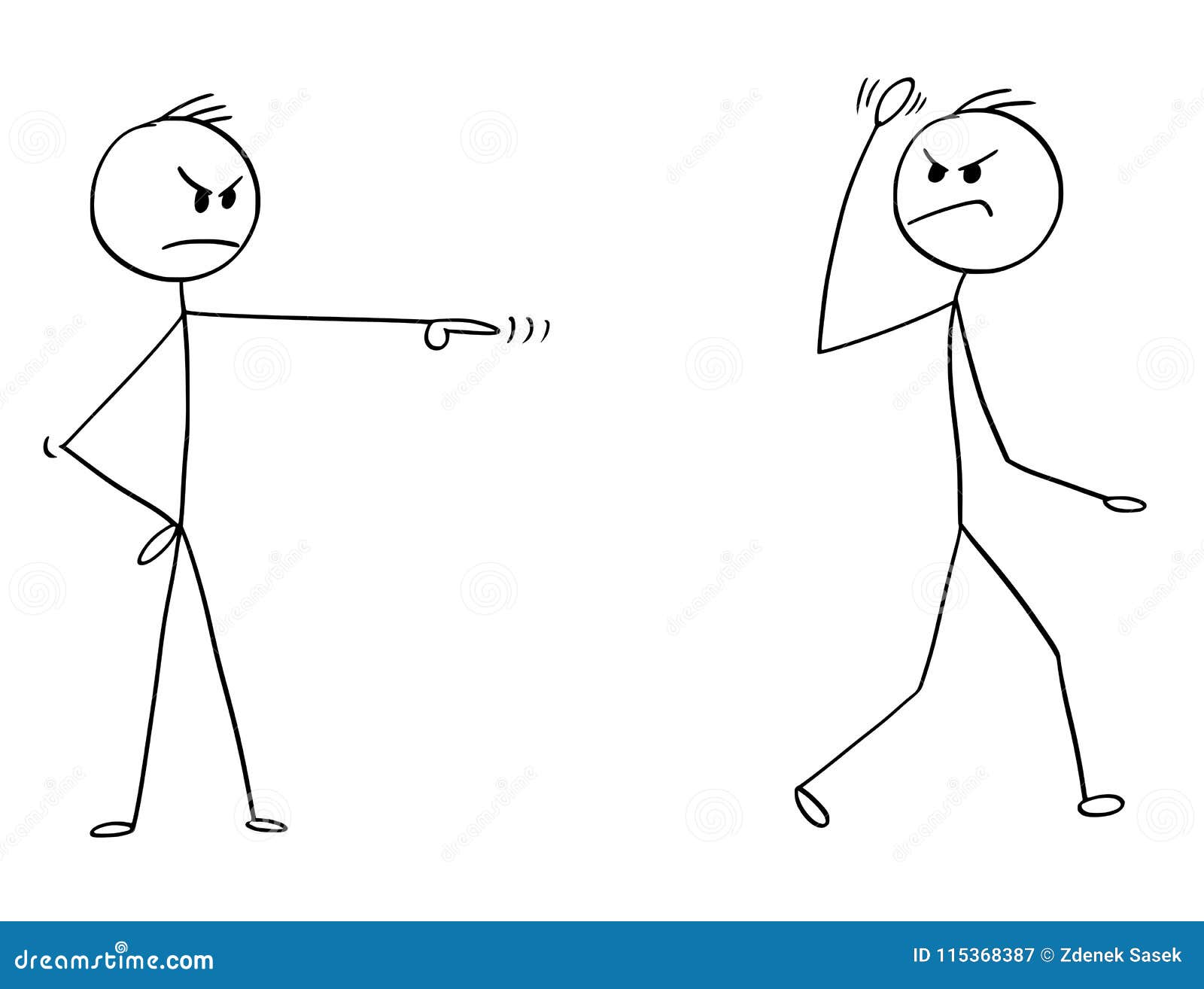 Cartoon of Angry Man, Worker or Businessman Fired, Sacked or Dismissed ... Cartoon of Angry Man, Worker or Businessman Fired, Sacked or Dismissed ...
