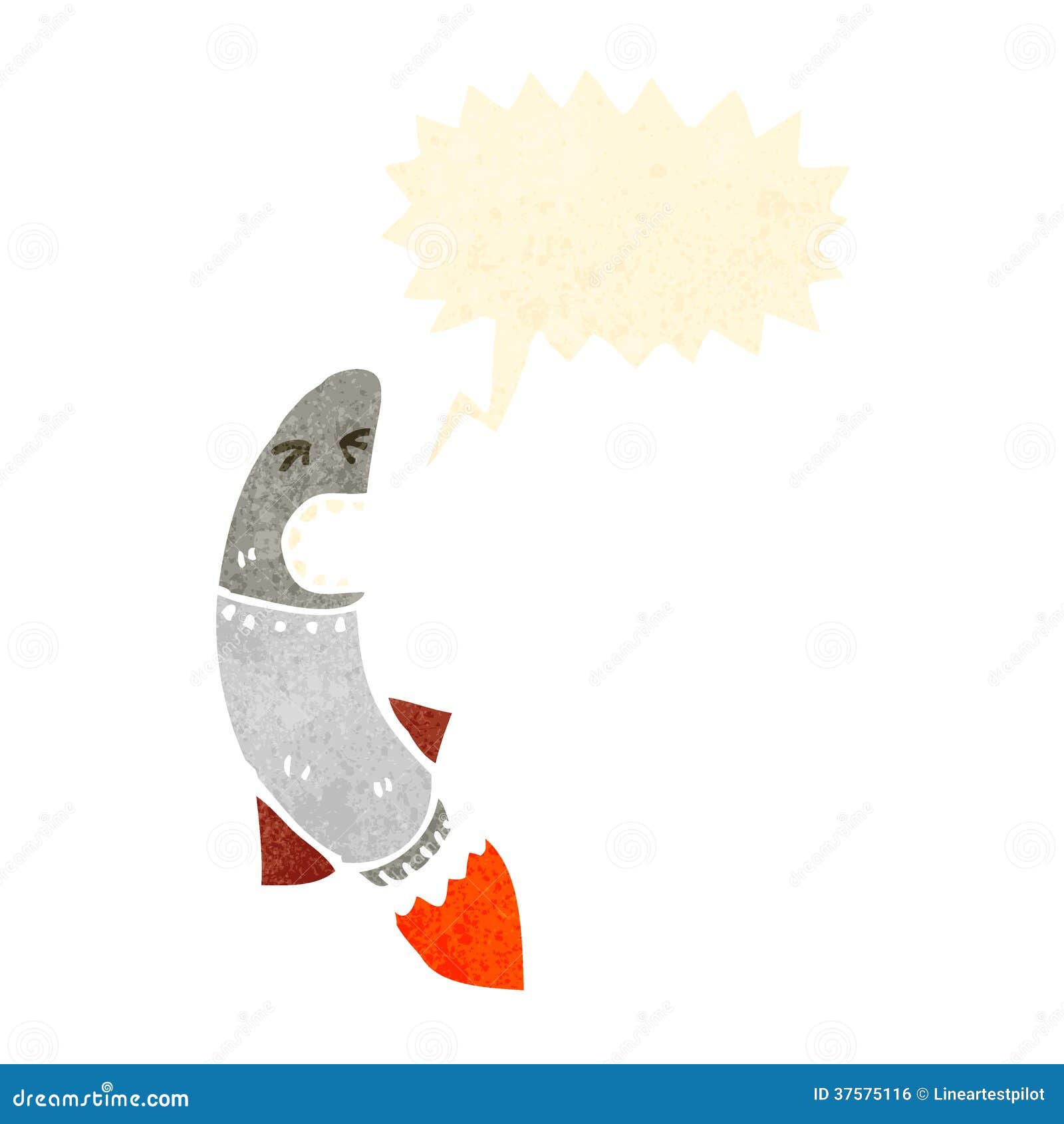 Angry Rocket Cartoon Royalty-Free Illustration | CartoonDealer.com ...