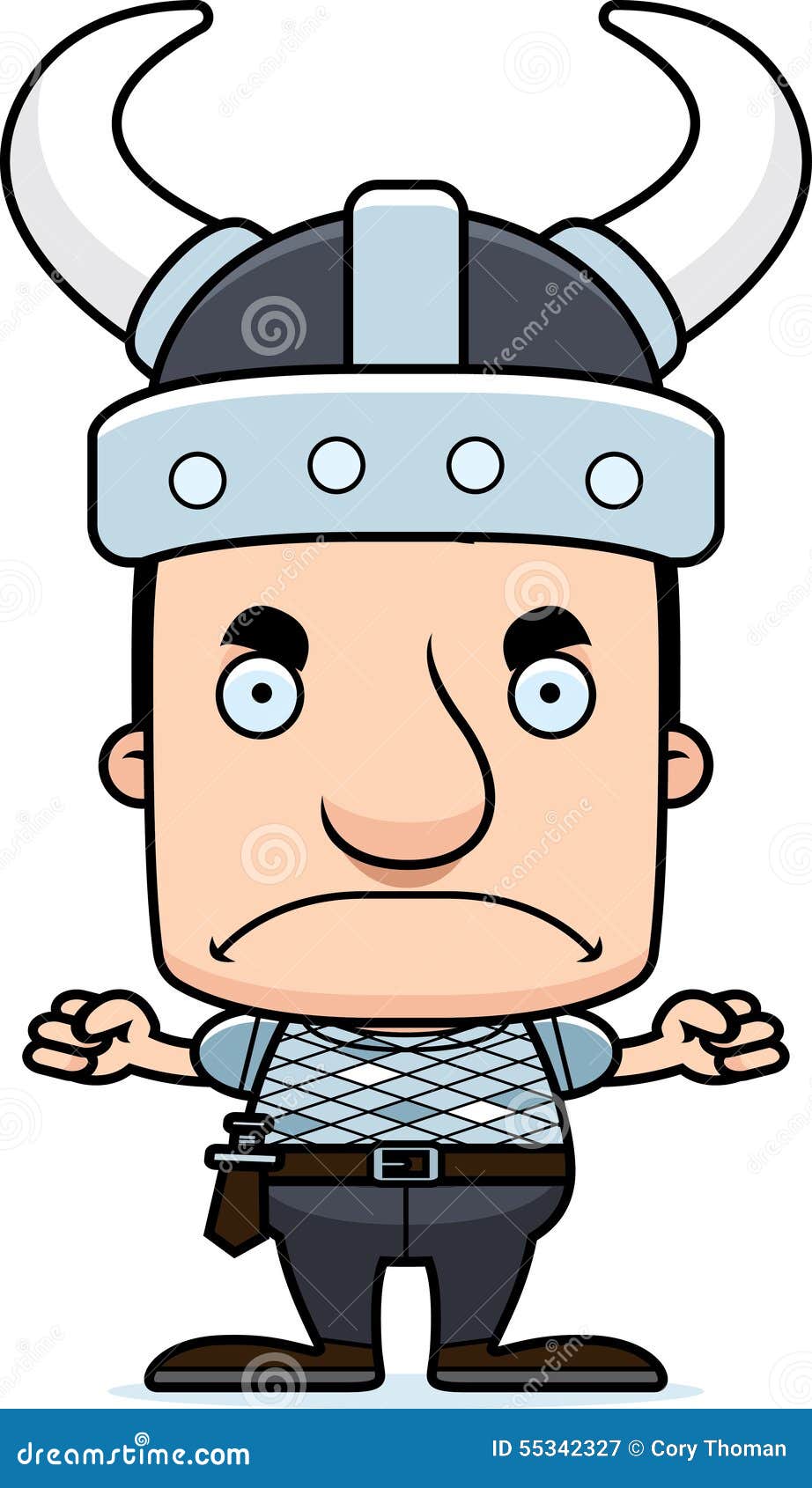 Cartoon Angry Viking Man stock vector. Illustration of angry - 55342327