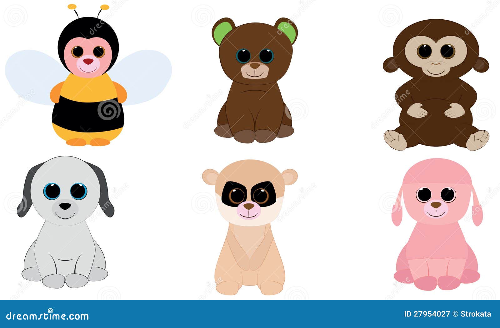 Cartoon Animals Collection Stock Illustrations – 49,584 Cartoon Animals ...