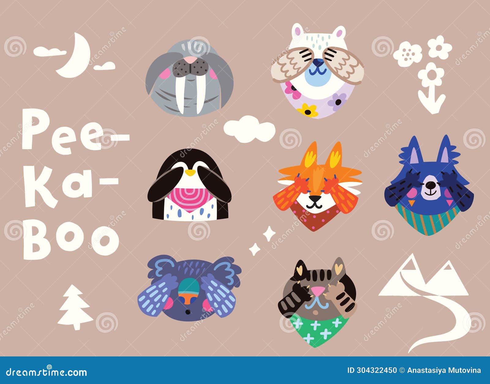 Animals Playing Musical Instruments Set, Musician Animals Cartoon ...