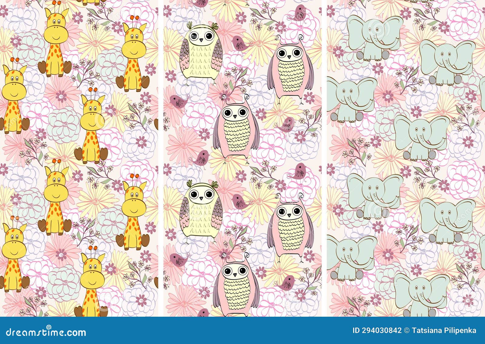 Cartoon animals stock vector. Illustration of style - 294030842