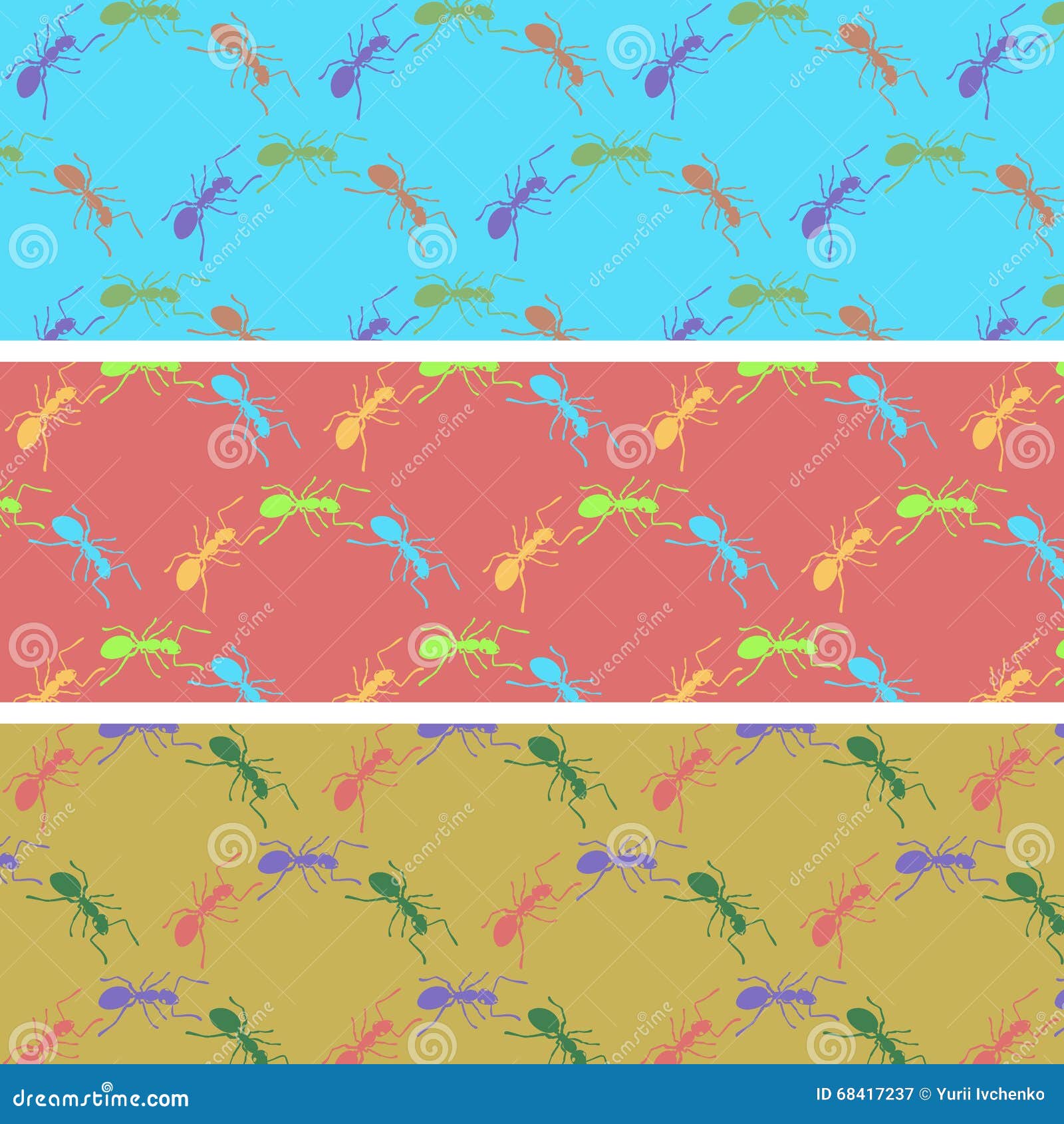 Cartoon Red Ants. | CartoonDealer.com #64996141