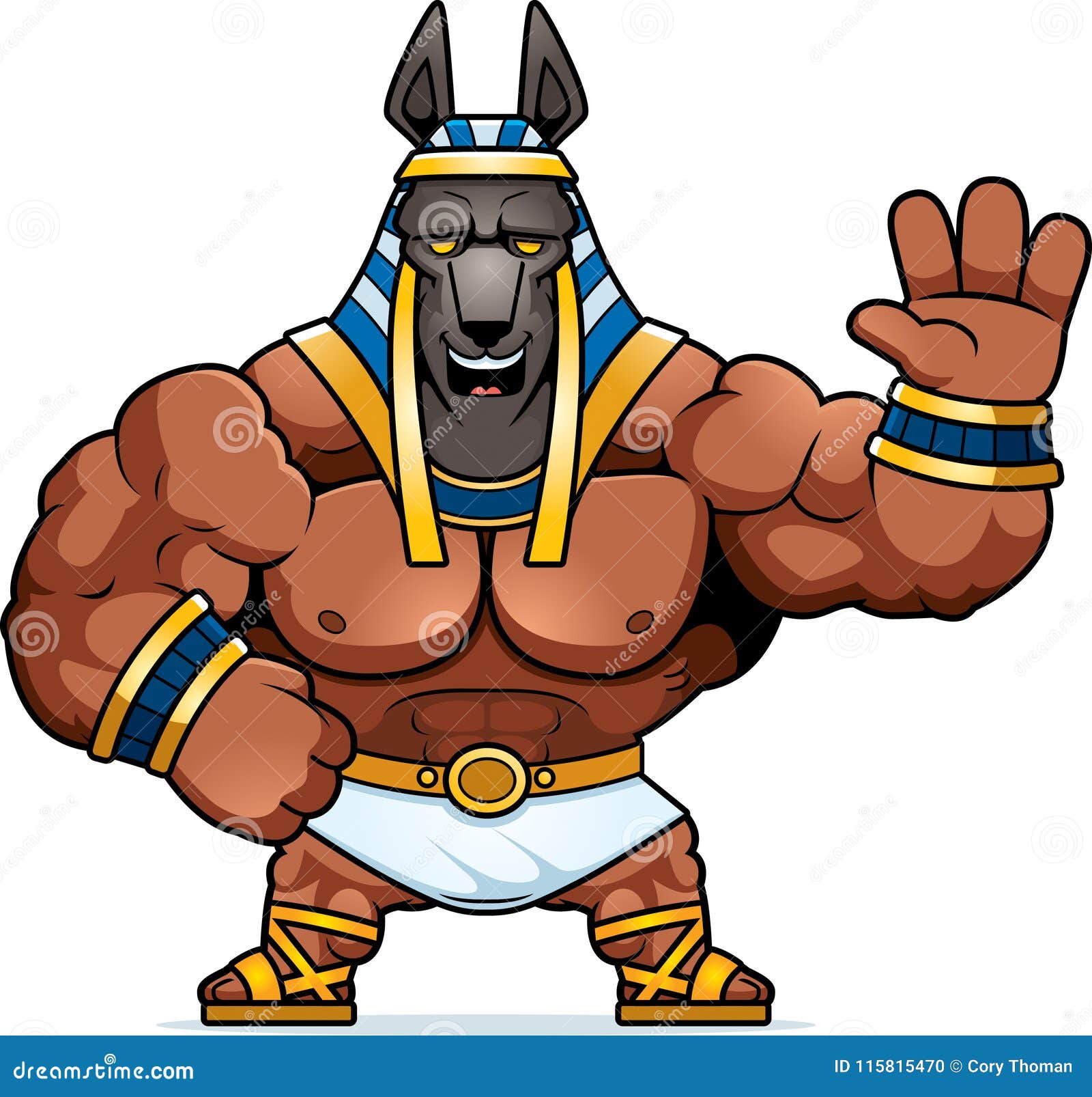 Anubis Waving Stock Illustrations – 5 Anubis Waving Stock Illustrations ...