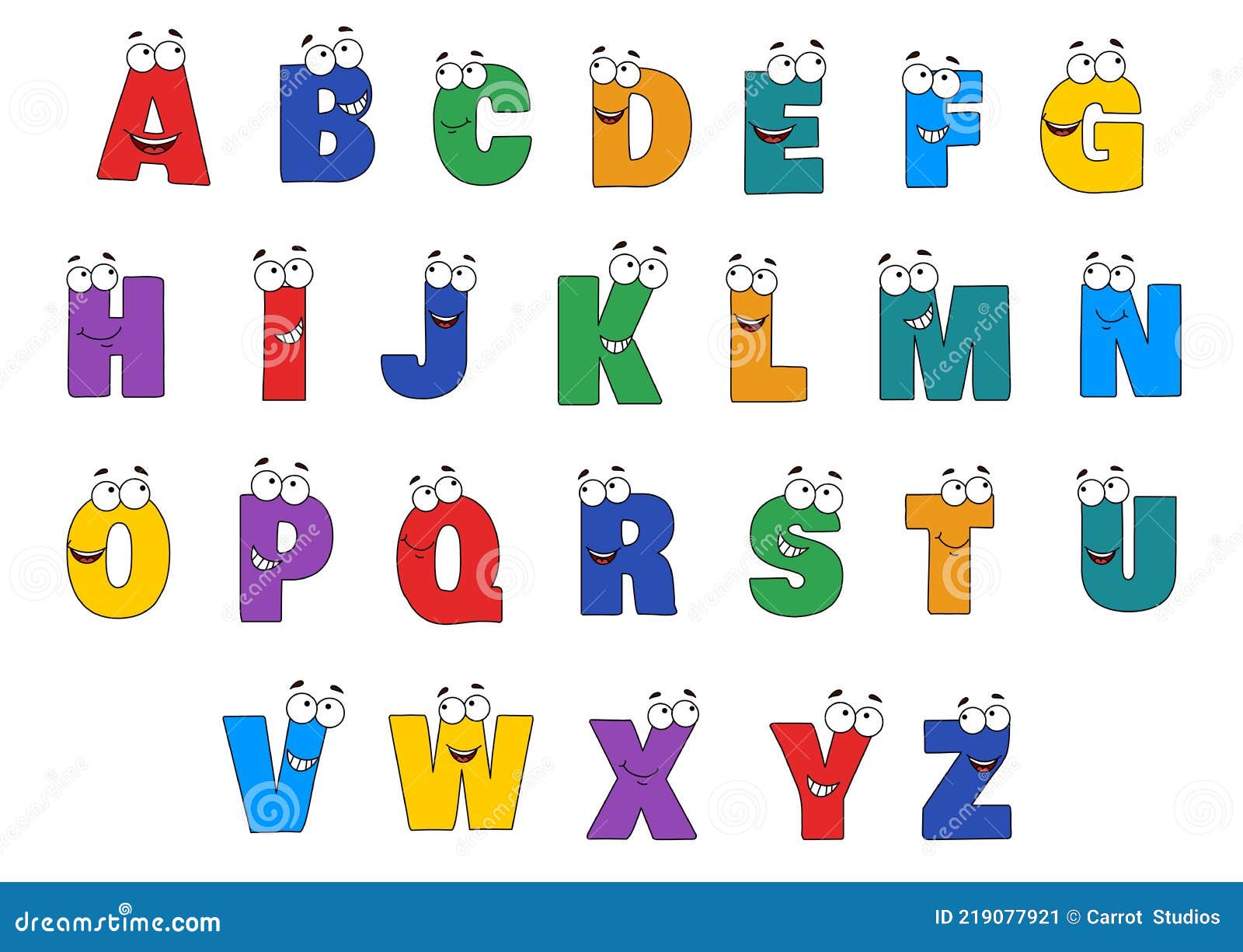 Cartoon alphabet vector stock vector. Illustration of letter - 219077921
